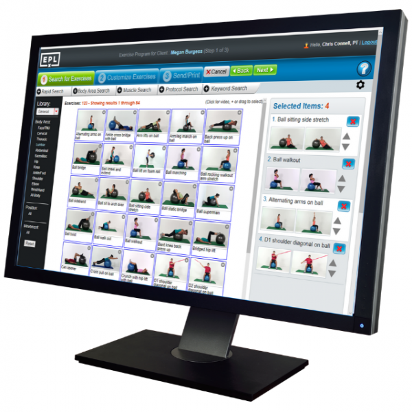 Physical Therapy Exercise Software - Exercise Pro Live